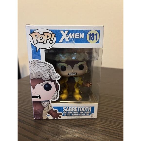 Funko | Toys | Vaulted Sabretooth Funko Pop Bobblehead 81 Xmen Marvel ...